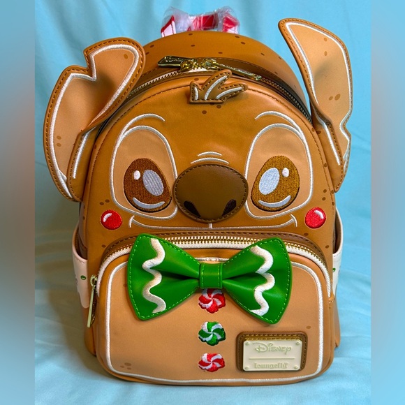 Loungefly | Bags | Loungefly X Disney Stitch Gingerbread Holiday ...